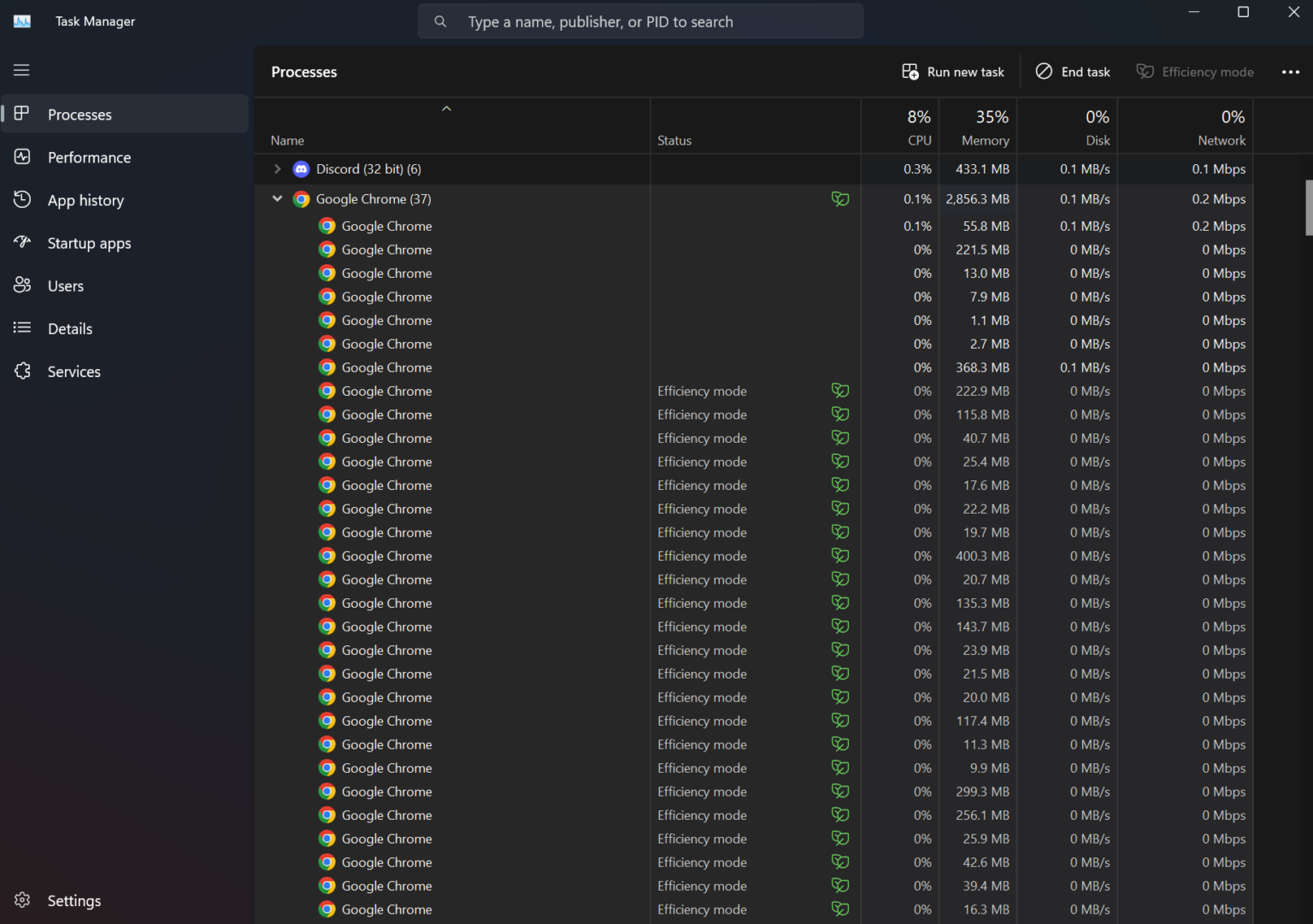 How To Disable Efficiency Mode