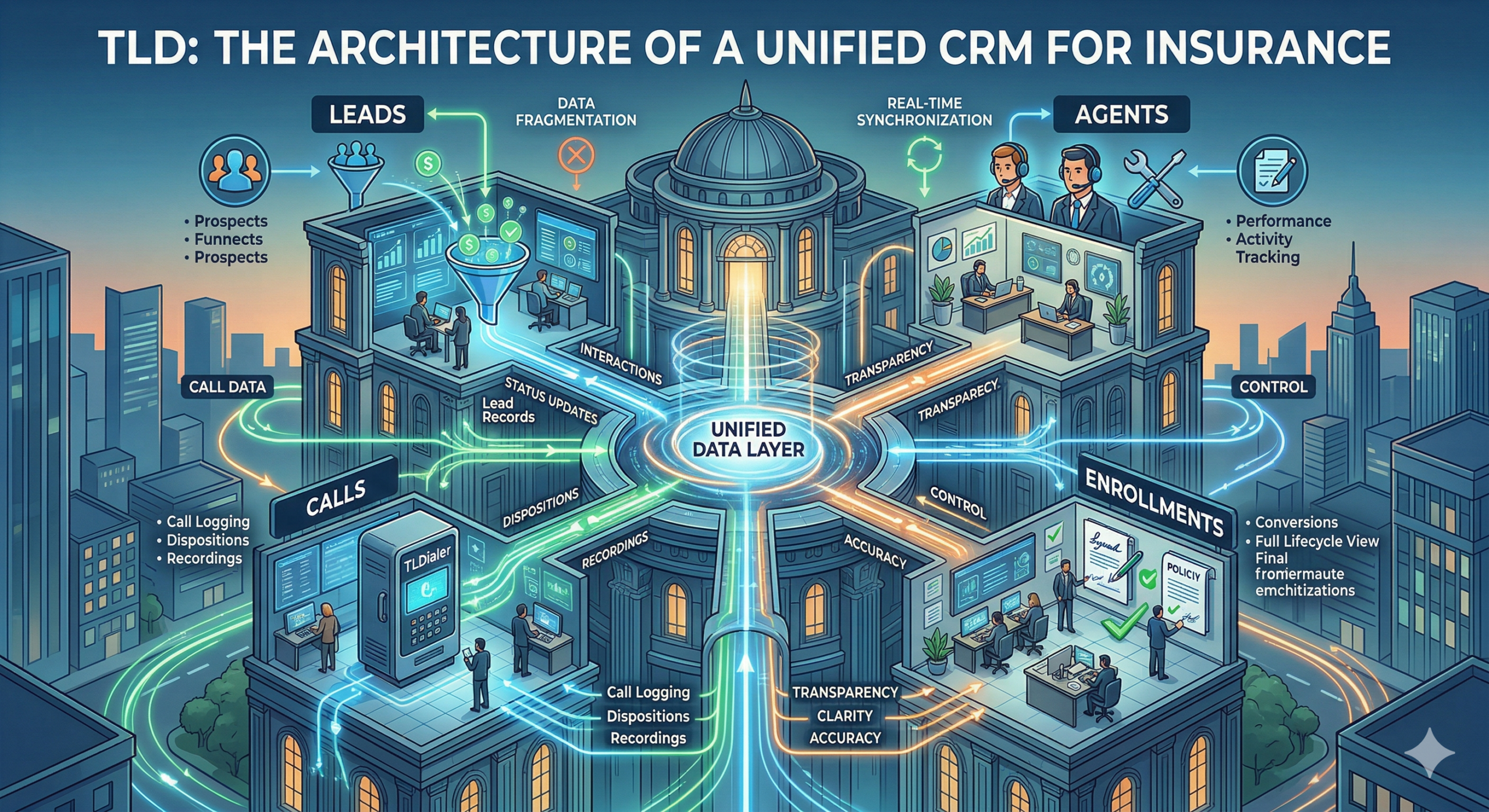CRM Architecture - TLDCRM - Total Lead Domination